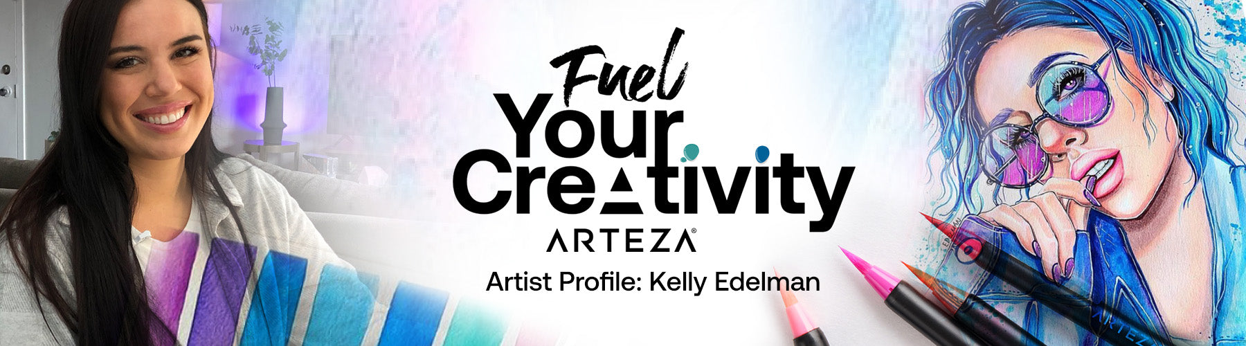 Artist Profile: Kelly Edelman — Arteza.co.uk