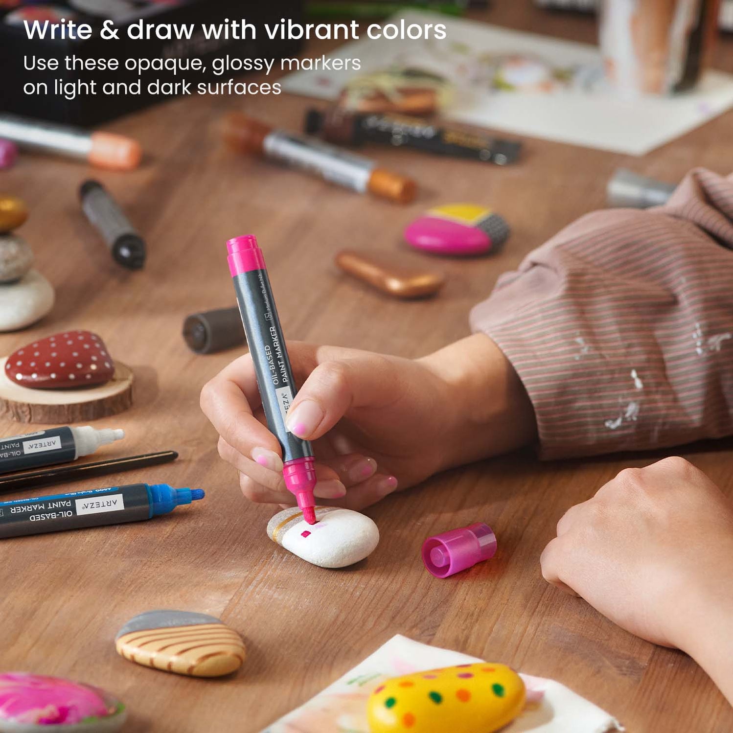 Oil-Based Paint Markers - Set of 20 — Arteza.co.uk