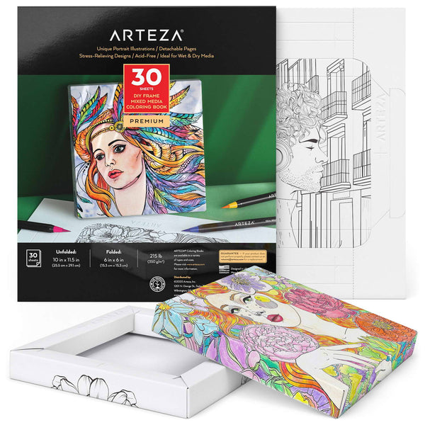 coloring canvas for adults uk